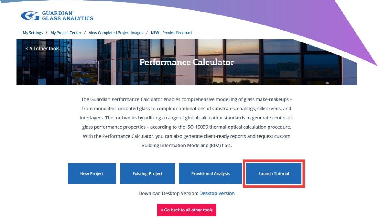 Guardian Glass thermal and optical Performance Calculator | Guardian Glass