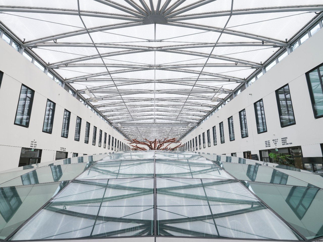 Glass roof & skylight : glass solutions for architectural buildings ...